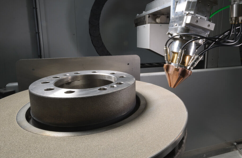 Laser coating at TWI- Laser Lines